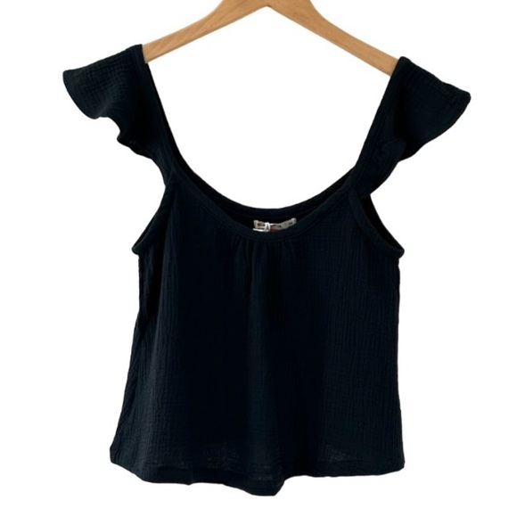 Marine Layer | Tops | Marine Layer Womens Jude Flutter Sleeve Tank Top ...